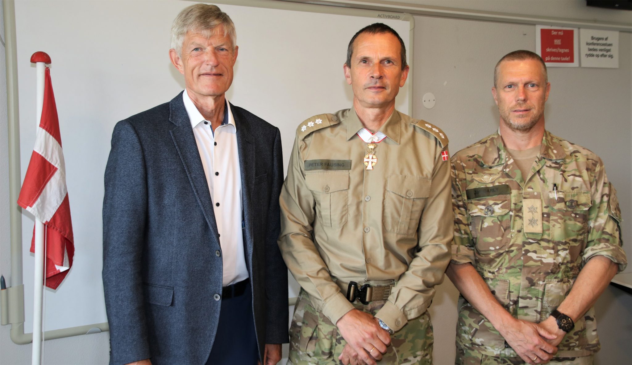 Oberst Peter Fausing udnævnt til Kommandør af Dannebrogordenen - InterForce