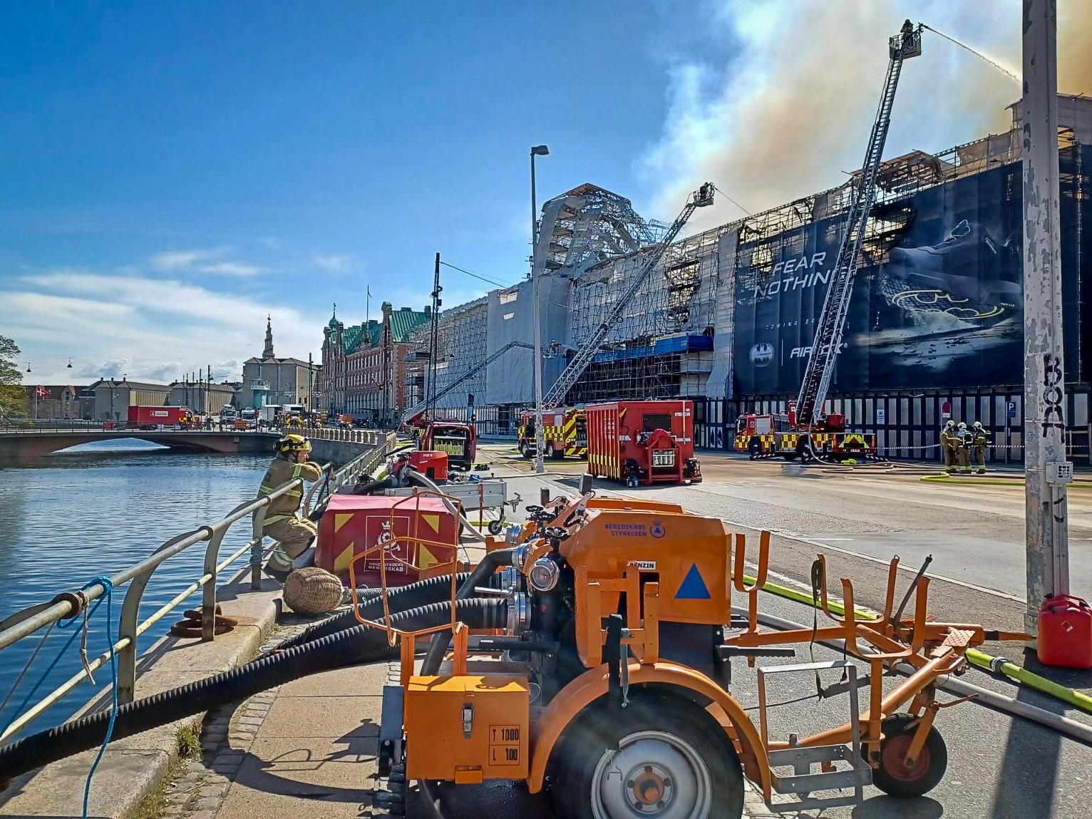 Indsat som frivillig ved Børsbranden - InterForce